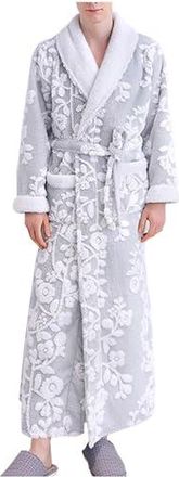 Generic Pyjama Homme Hiver Pyjama Polaire Homme dHiver Port&eacute; Ext&eacute;rieur avec Poches Ensemble Chaud Id&eacute;al pour la Maison ou Les Soir&eacute;es Relax
