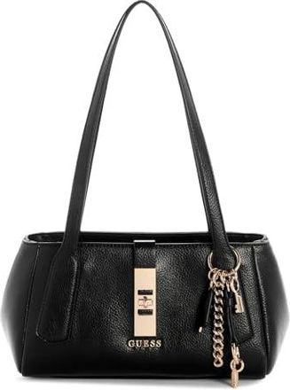Guess Femme Brooke Shoulder Satchel Cartable, Noir, Taille Unique