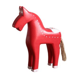 Generico Pferdeskulptur | aus kompaktem und detailliertem Holz | kleine Pferdefiguren | f&uuml;r den Innenbereich, B&uuml;ro, Wohnzimmer und als Geschenk f&uuml;r Erwachsene