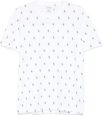 Polo Ralph Lauren T-Shirt mit Polo Pony-Print - Wei&szlig;