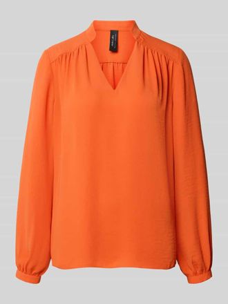 Marc Cain Regular Fit Bluse mit V-Ausschnitt