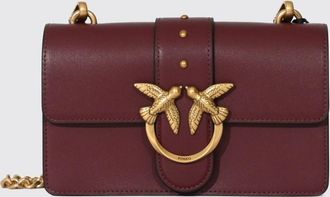 Pinko Mini-Umh&auml;ngetasche Love Bag One aus Leder mit Nieten und Logo