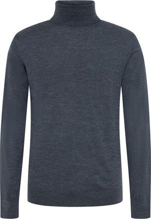 Tom Rusborg Glatter Rollkragenpullover aus maschinenwaschbarer Merinowolle in