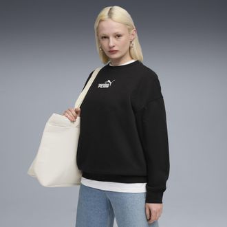 Puma Essentials Nature 2.0 Oversized Sweatshirt Damen, Kleidung, Schwarz, S