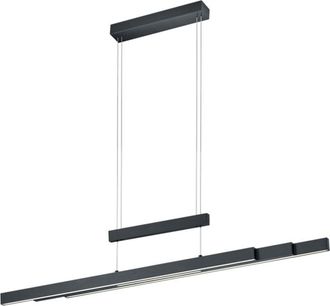 Trio Leuchten Suspension led 45w 2700k - 5000k reglable en hauteur et temperature de couleur noir mat - trio - trajan 39176181 39176181 39176181 39176181 39176181