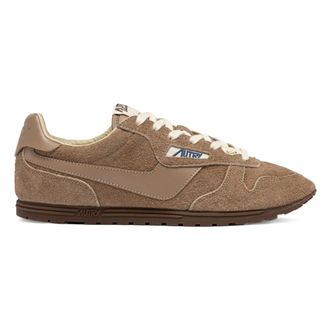Autry Basket Windspin Low Su&egrave;de et Cuir Autry