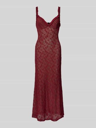 Bardot Midikleid aus Spitze Modell ALEGRA