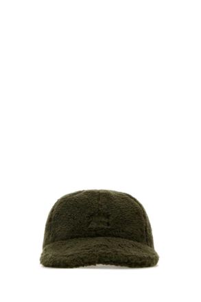 Miu Miu Hat Pile Knit Baseball Cap - Green