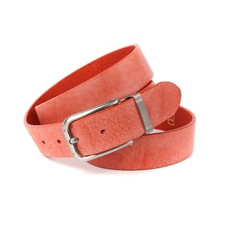 Anthoni Crown Herren Lederg&uuml;rtel G&uuml;rtel, Pink, 95