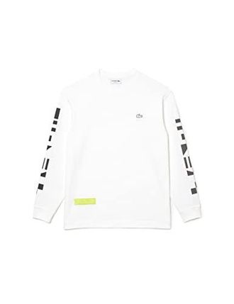 Lacoste Tee-Shirt Homme, Blanc, M