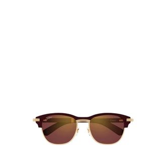 Cartier Oval Sonnenbrille - - Accessories - Herren - Rot - 55 MM