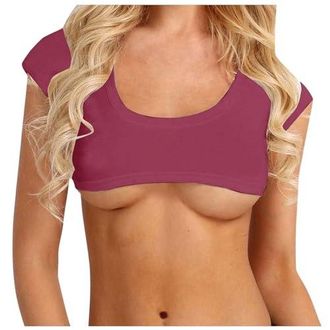Generic Soutien-gorge push-up sans armatures pour femme, sans couture, confortable, maintien puissant, élégant, col en V, minimaliste, rafraîchissant, confort