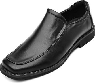 Dadawen Chaussure Homme Cuir, Mocassins Slip-on Homme Mariage Dressing Chaussures de Ville Noir 40