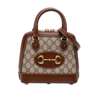 Gucci Sac bandouli&egrave;re Horsebit 1955 Pre-owned - Femme - Pre-owned - Brun - Taille: ONE Size