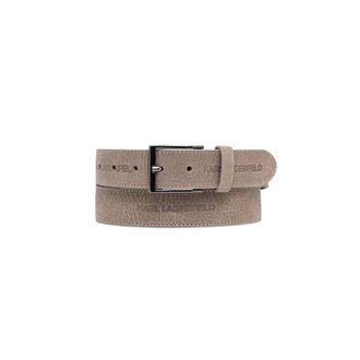 Karl Lagerfeld Ceinture en cuir - Homme - Accessoires - Beige - Taille: 110 CM
