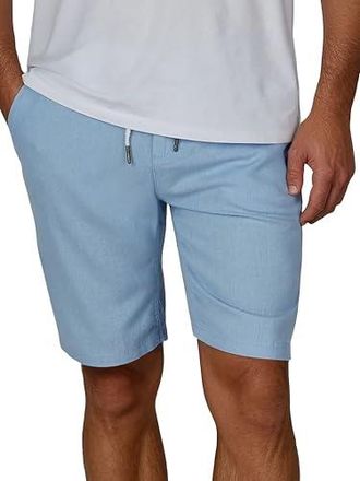 Riverso RIVOliver - Short dété en lin pour homme - Coupe droite - Longueur genou - Couleur unie - Blanc, bleu, marine, beige, noir, vert, tailles S, M, L, XL,
