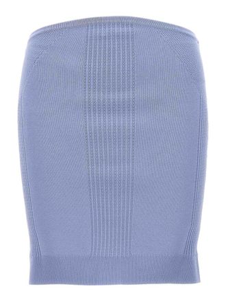 Hérve Léger Jupe Midi - Bleu Clair