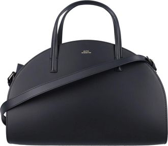 A.P.C. A.p.c., Femme, Sacs, Noir, Taille: ONE Size Tote Demi Lune