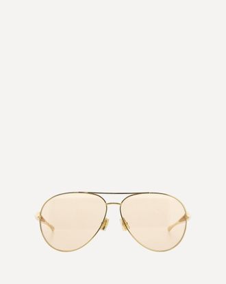 Bottega Veneta Aviator Sardine Sunglasses Female UNI