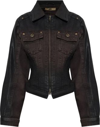 Charlotte Knowles Knwls - Denim Jacket Alice - Femme - Vestes - Brun - Taille: 36 FR