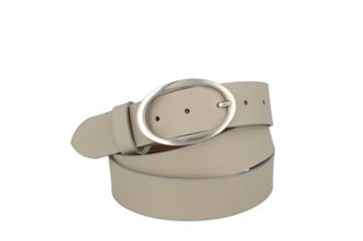 MGM Damen Basicgürtel Dora Gürtel, Grau (hellgrau), 100