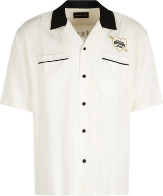 Local Authority Homme, Chemises, Blanc, Taille: L Chemise en coton M24Ssp10