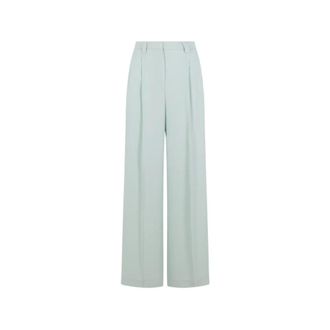 Incotex Femme, Pantalons, Vert, Taille: 38 FR Wide Pantalons