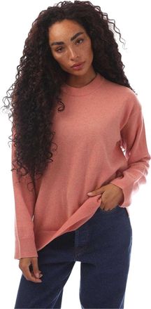 GANT Pullover f&uuml;r Damen, Rundhalsausschnitt, Schafwolle, Regul&auml;r (Pink)