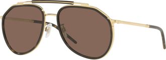 Dolce & Gabbana 0DG2277 57 02/73 Sonnenbrille, Unisex-Erwachsene, mehrfarbig, Einheitsgröße