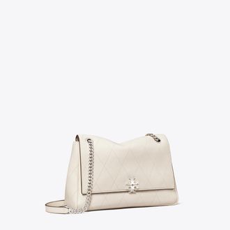 Tory Burch Damen Gesteppte Charlie Schultertasche