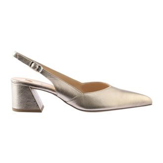 H&ouml;gl Femme, Chaussures, Gris, Taille: 37 1/2 EU Chic Sling-Escarpins Laura Lightbronce