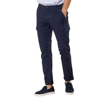 Mason's Homme, Pantalons, Bleu, Taille: M Chino Cargo Chile