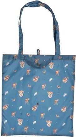 Wrendale Designs by Hannah Dale Farmyard Friends Sac de courses pliable Motif vache
