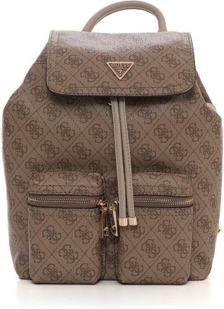 Guess Femme, Sacs, Brun, Taille: ONE Size Manhattan II Backpack