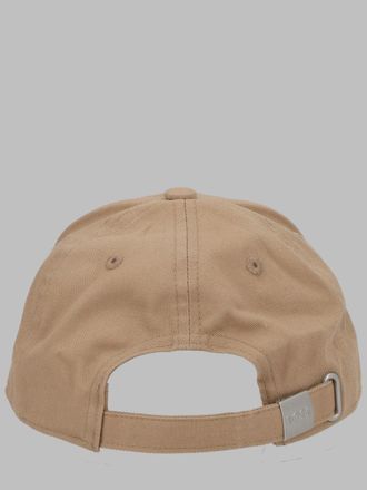 HUGO BOSS J53115K_249 Cotton Six-Panel Baseball Cap - Beige