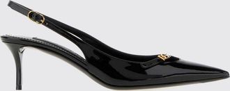 Dolce & Gabbana Lackleder-Slingback-Pumps mit DG-Monogramm