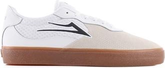 Lakai Chaussures de skateboard basses Essex pour homme, Cuir blanc gomme, 42 EU