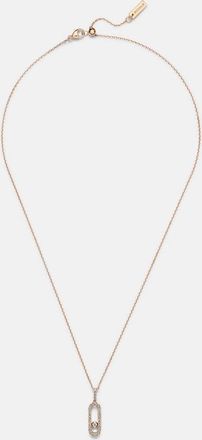 Messika Halskette Move Uno Large aus 18kt Ros&eacute;gold mit Diamanten