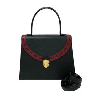 Saint Laurent Sac &agrave; main en cuir Pre-owned - Femme - Pre-owned - Noir - Taille: ONE Size