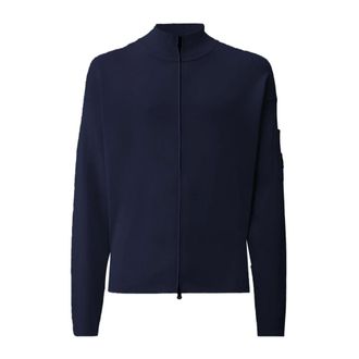 C.P. Company C.p. Company, Homme, Pulls, Bleu, Taille: XL Pull col montant en maille