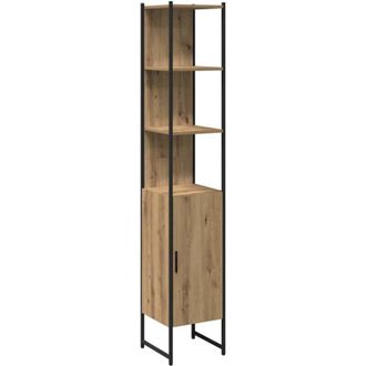 vidaXL Vidaxl - Cabinet de salle de bain ch&ecirc;ne artisanal 33 x 33 x 185.5 cm