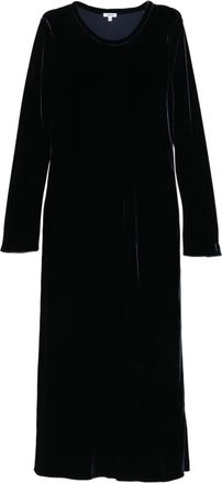 Aspesi Midikleid mit langen &Auml;rmeln - Blau