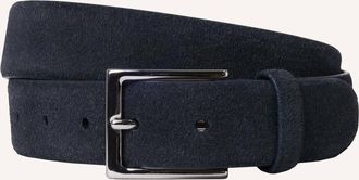 Hackett G&uuml;rtel Suede Feather Edge blau