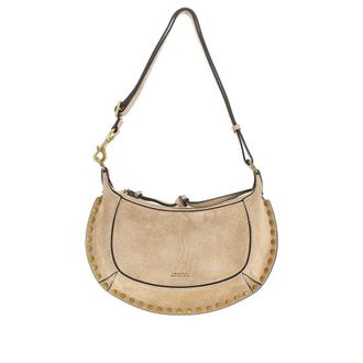 Isabel Marant Suede leather Oskan Moon bag Woman One Size