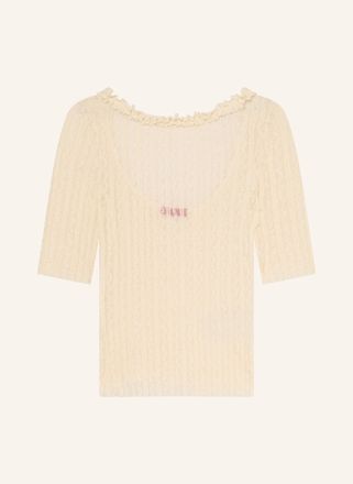 Max & Co. Max & Co. Spitzenshirt Alfio Mit R&uuml;schen weiss