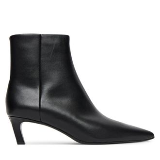 Calvin Klein Stiefeletten Calvin Klein Ess Kitten Heel Ankle Boot HW0HW02586 Schwarz