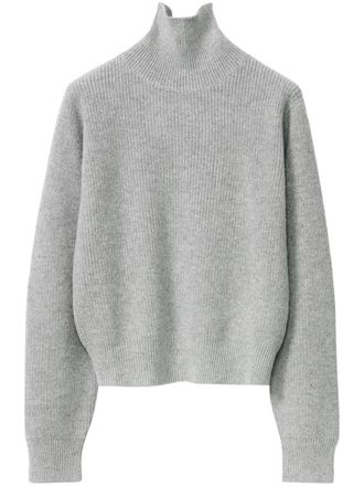 Fabiana Filippi pull &agrave; col roul&eacute; - Gris