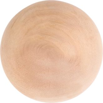 Artibetter Dekorative Massivholz Endkappe 8cm Unbehandelte Holzspitze f&uuml;r Bettpfosten Treppenpfosten und Gardinenstangen Handgefertigte Holzaufs&auml;tze f&uuml;r Selbstge