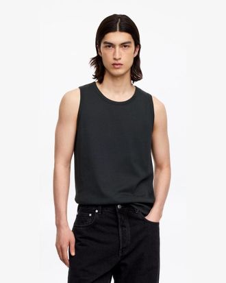 Arket Geripptes Tanktop -Grau