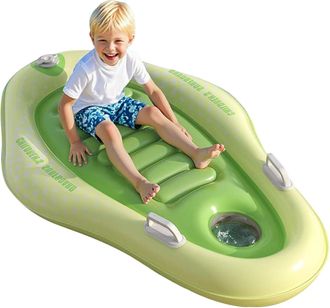 Generico Schwimmende Surfmatte, Pool-Schwimmer mit Griffen, ergonomisches Badespielzeug f&uuml;r und M&auml;dchen, f&uuml;r den Au&szlig;enbereich, f&uuml;r die Sonne